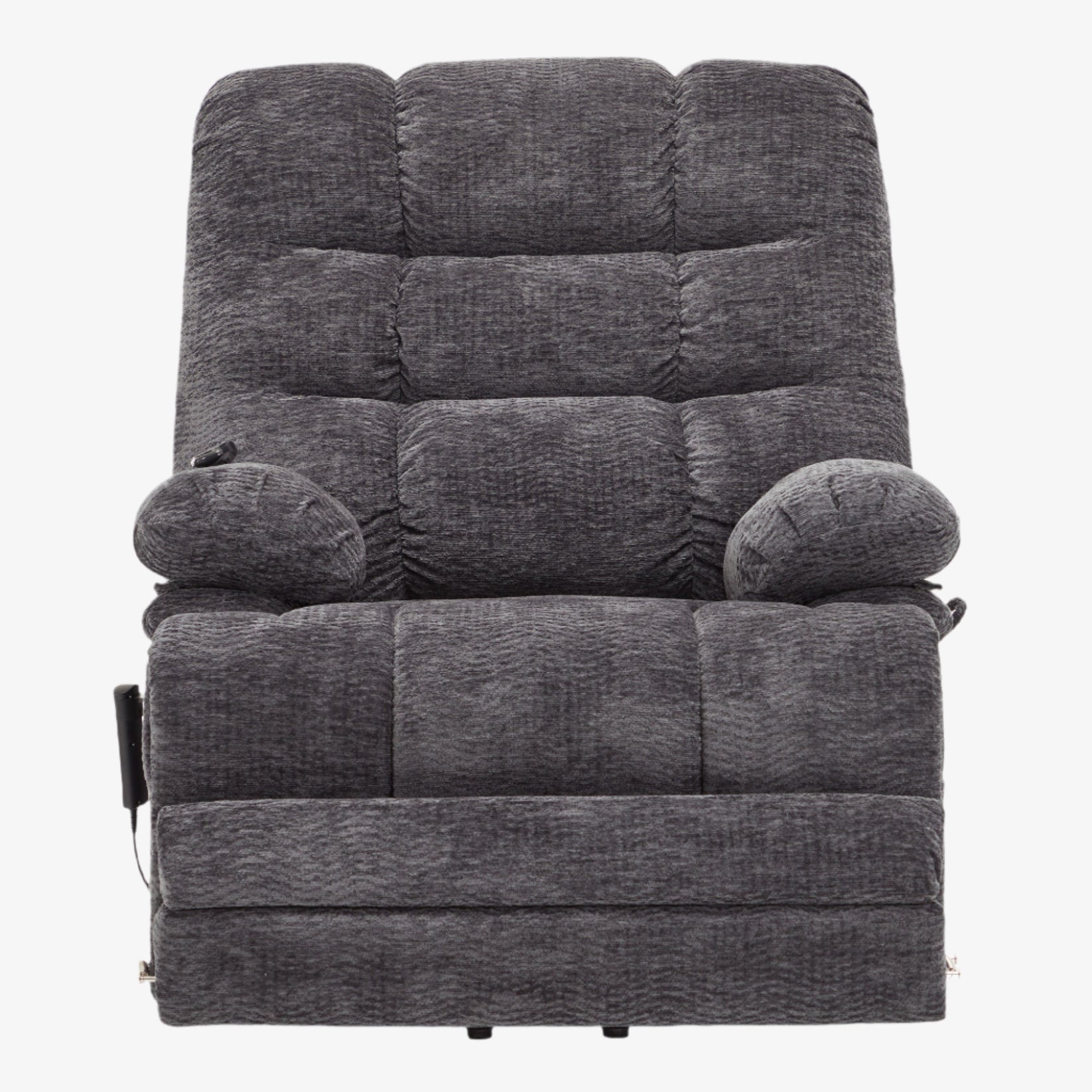 Big And Tall Lift Chair With Extended Footrest, 400LB, Heat & Massage ...